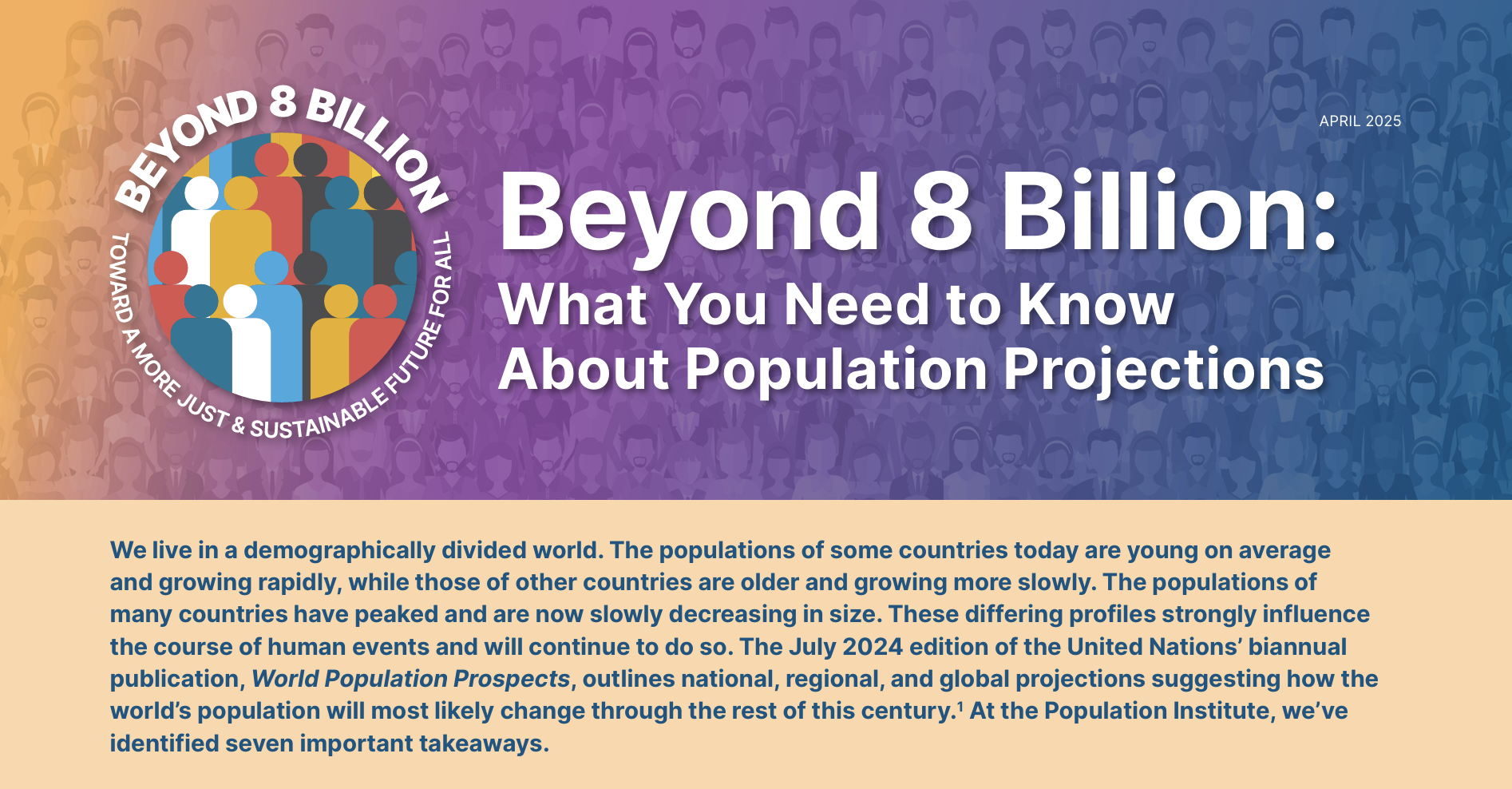 Beyond 8 Billion: What You Need to Know About Population Projections - ICFP